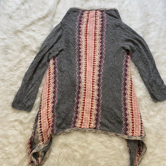 Mossimo Supply Co. | Sweaters | Mossimo Knit Sweater Wrap Grey And Pink ...